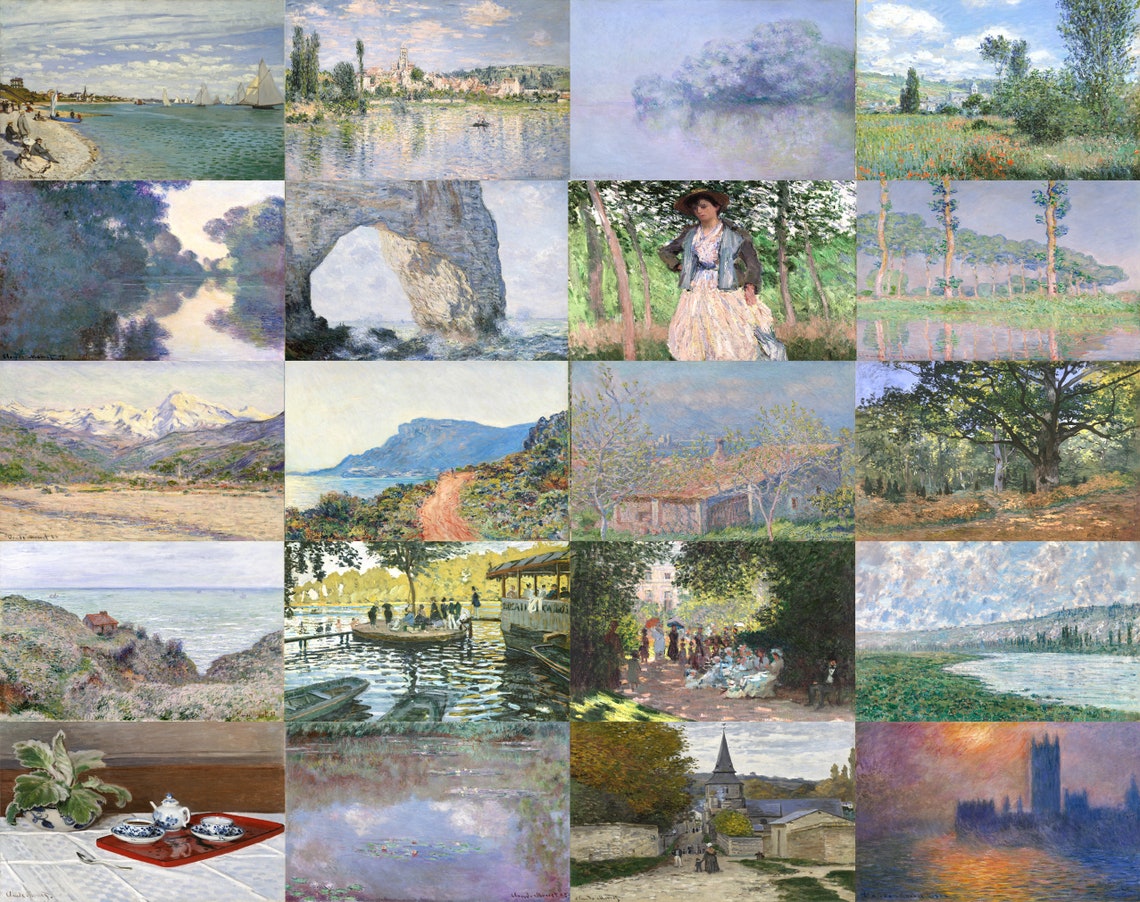Frame TV Art 160 PACK Monet Monet Complete Bundle Tv Frame - Etsy