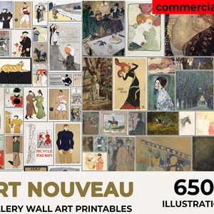 William Morris Print, Gustav Klimt Art, Art Nouveau Bundle, Poster ...
