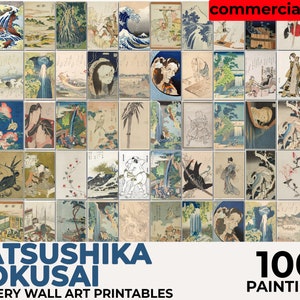 Katsushika Poster, Katsushika Hokusai, Oriental Printable, Hokusai ...