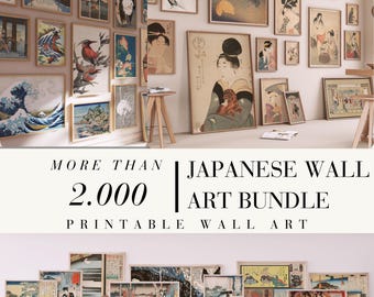 Japanese Gallery Wall Set of 25,asian Printable Wall Art,eclectic MEGA ...