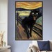 Cat Print Vincent Edvard Munch, Cat Print, the Scream Cat Poster, Cat ...
