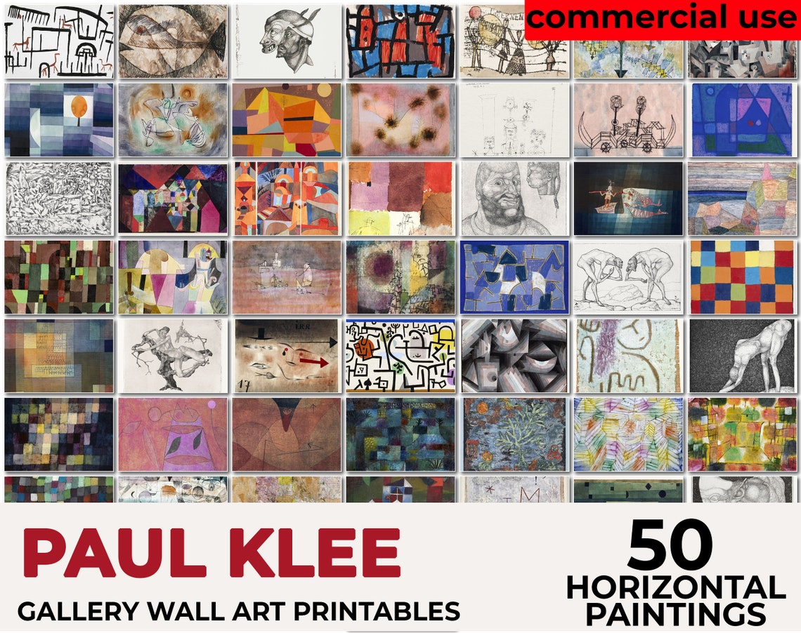 Paul Klee Poster Mega Bundle Paul Klee Printable Paul Klee - Etsy