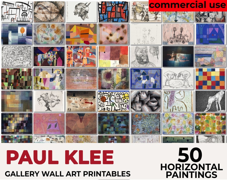Paul Klee Poster Mega Bundle Paul Klee Printable Paul Klee - Etsy