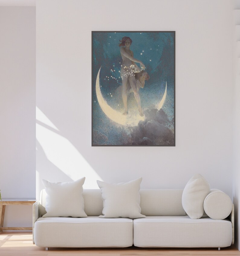 Edwin Blashfield Spring Scattering Stars 1927 Digital - Etsy