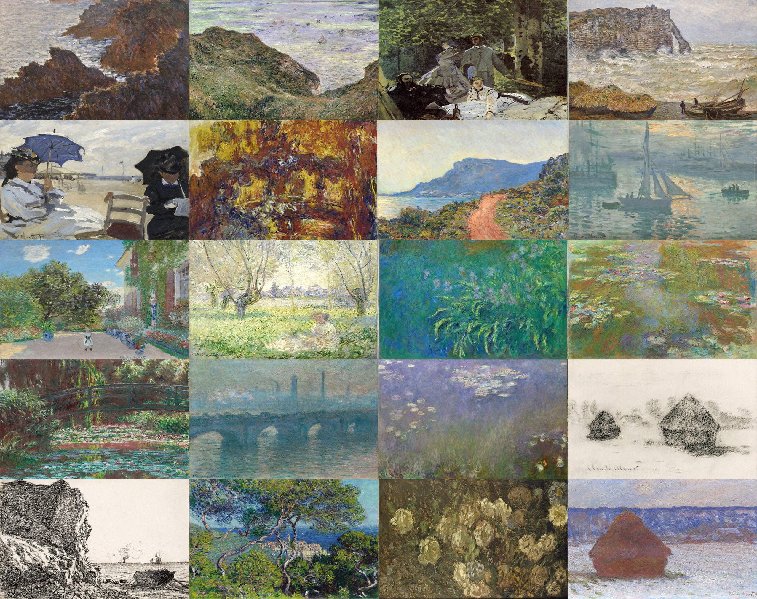 Frame TV Art 160 PACK Monet Monet Complete Bundle Tv Frame - Etsy