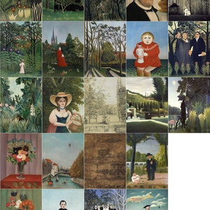 Henri Rousseau Frame TV Pack, Henri Rousseau Painting Collection, Frame ...