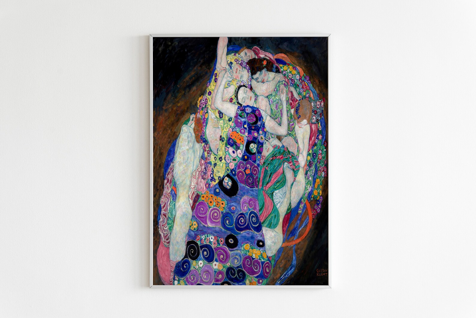 Gustav Klimt Poster the Virgin Digital Download gustav | Etsy
