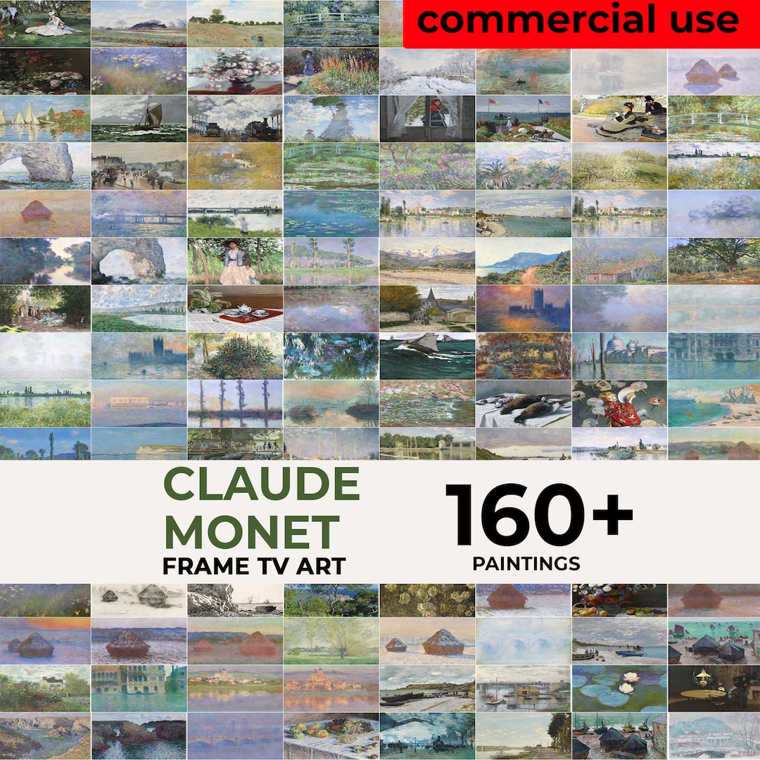 Frame TV Art 160 PACK Monet, Monet Complete Bundle, Tv Frame Set, Tv ...