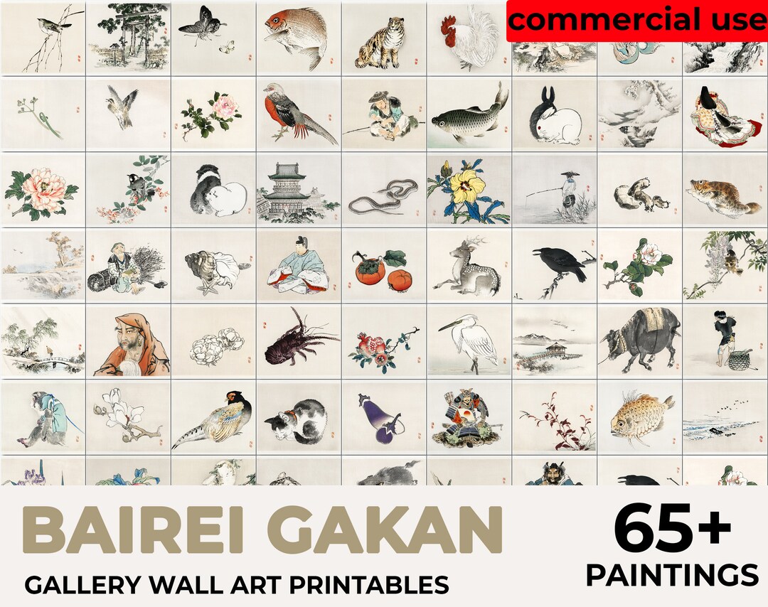 Bairei Gakan Art Bundle Deal, Art Bundle Sale, Best Art Print Bundle ...