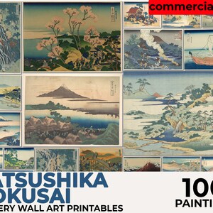 Katsushika Poster, Katsushika Hokusai, Oriental Printable, Hokusai ...