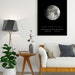 Custom Moon Print , Moon Poster, Personalized Moon Phase Print ...