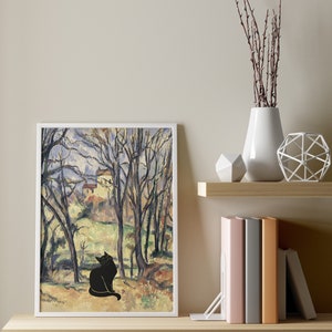 Eclectic Gallery Wall Cat Set of 7, Van Gogh Cat Print, Cat Art Print ...