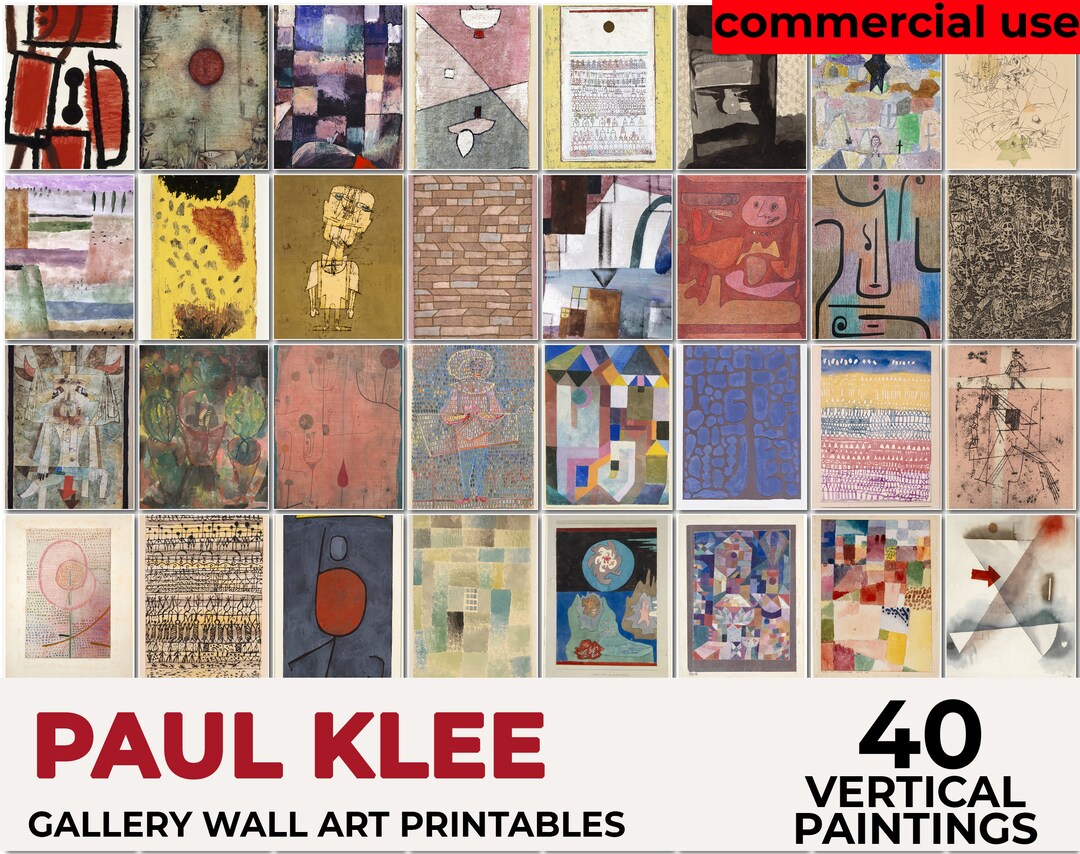 Paul Klee Poster Mega Bundle, Paul Klee Printable, Paul Klee Art ...