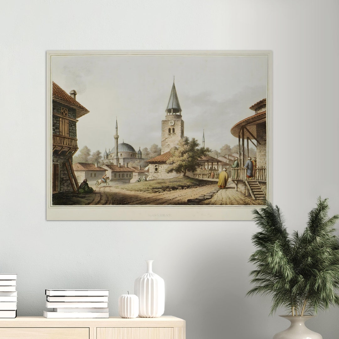 Turkish Art, Ottoman, Ottoman Art, Ottoman Map, Ottoman Wall Art ...