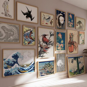 Gallery Wall Set 10000+, Mega Bundle Mix Set, Eclectic Wall Art, Famous ...