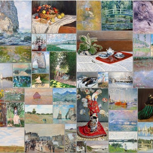Art Bundle Deal, Art Bundle Sale, Best Art Print Bundle, Claude Monet ...