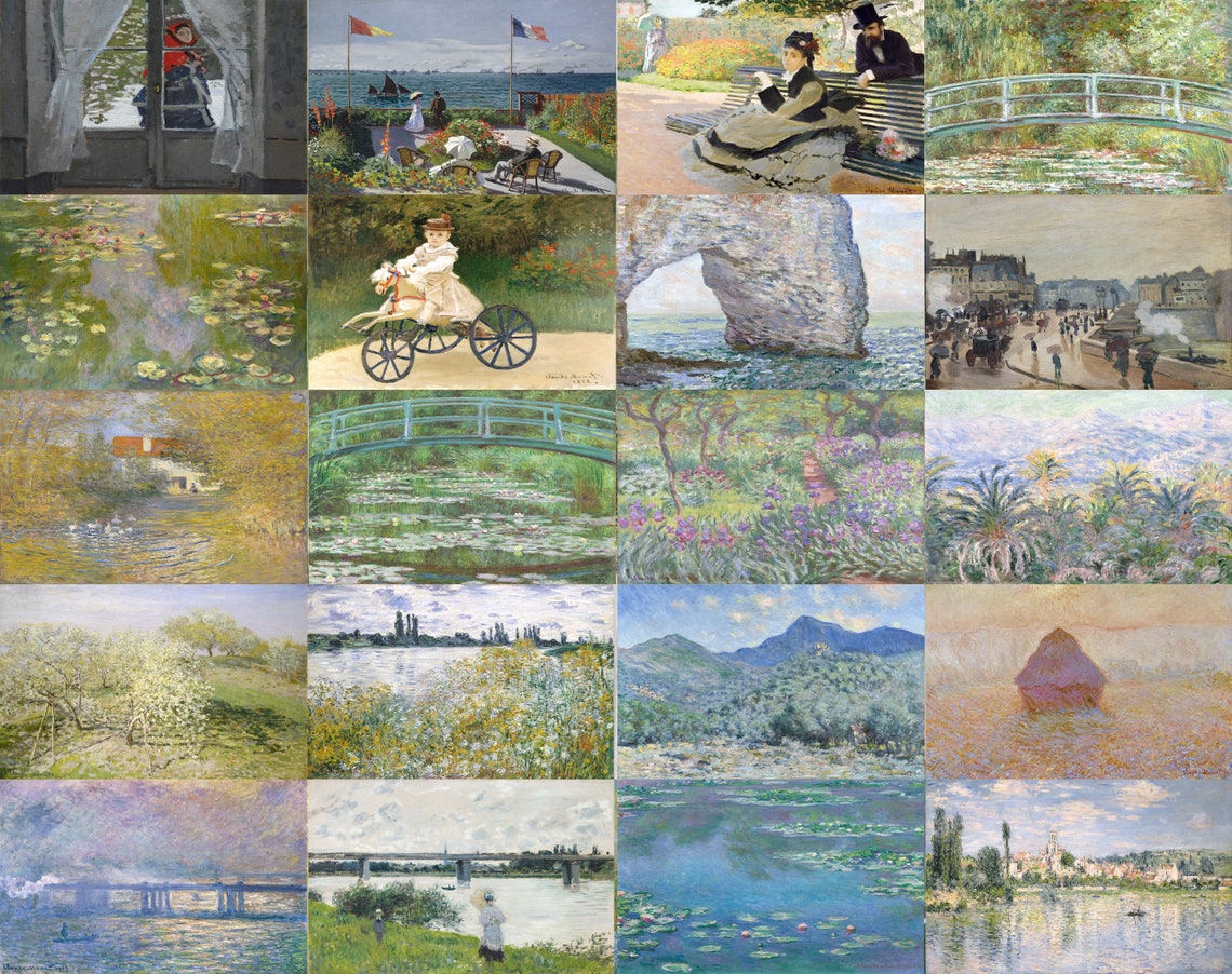 Frame TV Art 160 PACK Monet Monet Complete Bundle Tv Frame - Etsy