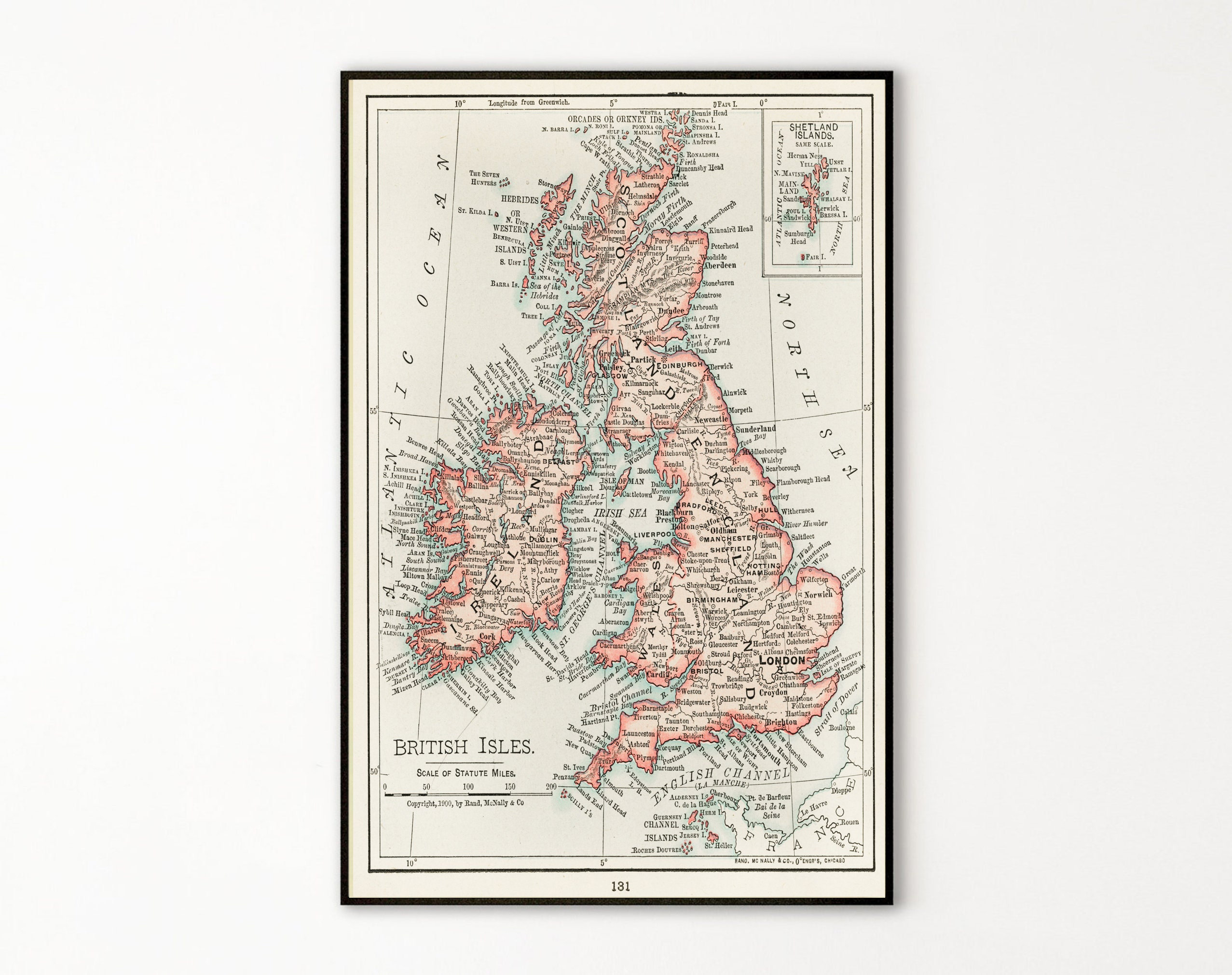 Printable Map Of Britain