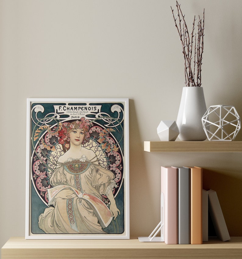 Alphonse Mucha Alphonse Mucha Print Alphonse Mucha Poster - Etsy