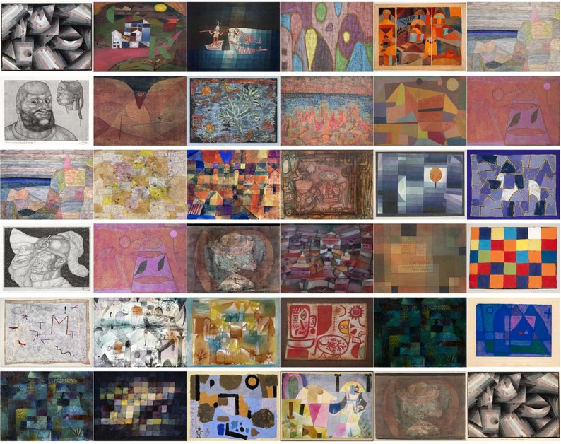 Paul Klee Frame TV Art Complete Bundle Tv Frame Set Tv Frame - Etsy