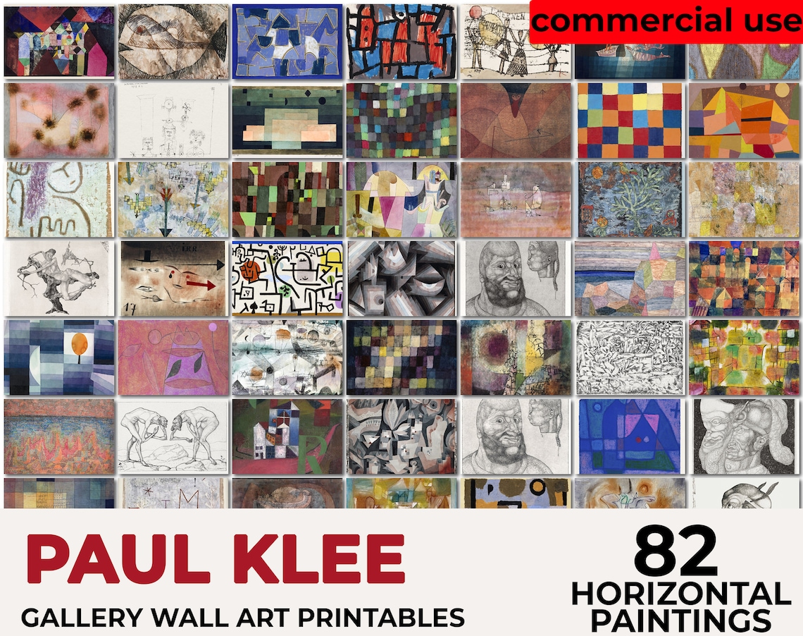 Paul Klee Poster Mega Bundle Paul Klee Printable Paul Klee - Etsy