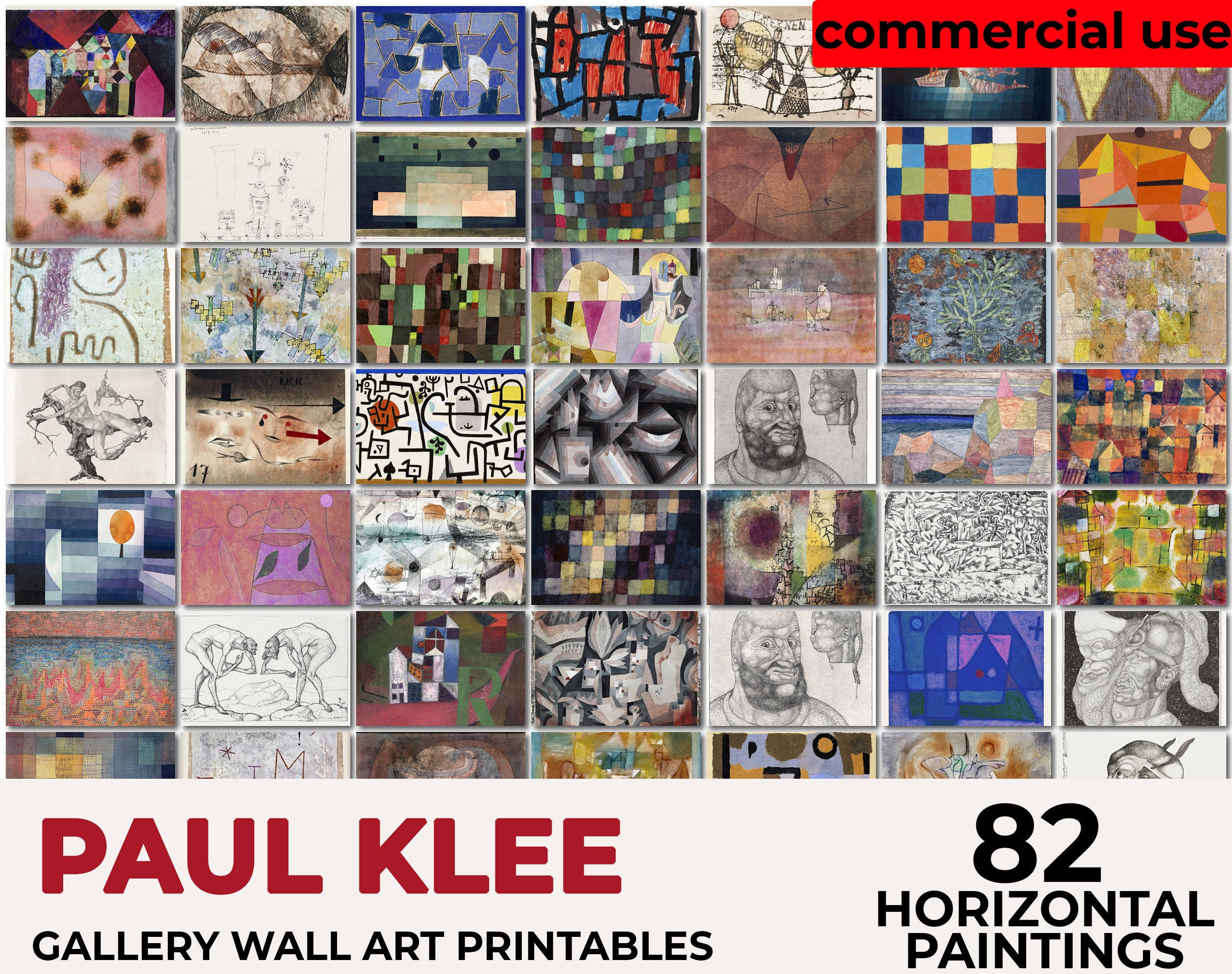 Paul Klee Poster Mega Bundle Paul Klee Printable Paul Klee - Etsy