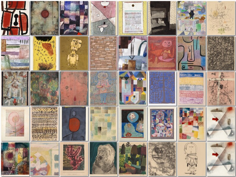 Paul Klee Poster Mega Bundle Paul Klee Printable Paul Klee - Etsy