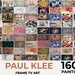 Paul Klee Frame TV Art Complete Bundle, Tv Frame Set, Tv Frame Art ...