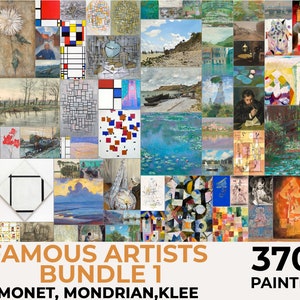 Art Bundle Deal, Art Bundle Sale, Best Art Print Bundle, Claude Monet ...