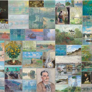Art Bundle Deal, Art Bundle Sale, Best Art Print Bundle, Claude Monet ...