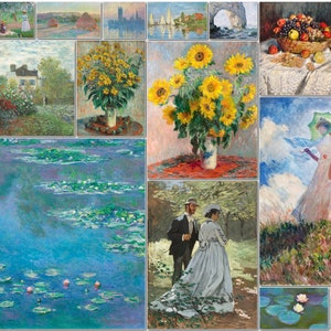 Art Bundle Deal, Art Bundle Sale, Best Art Print Bundle, Claude Monet ...