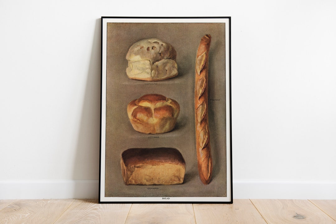 Bread Print - Bakery Art Print - Food Poster - Bakery Wall Decor ...