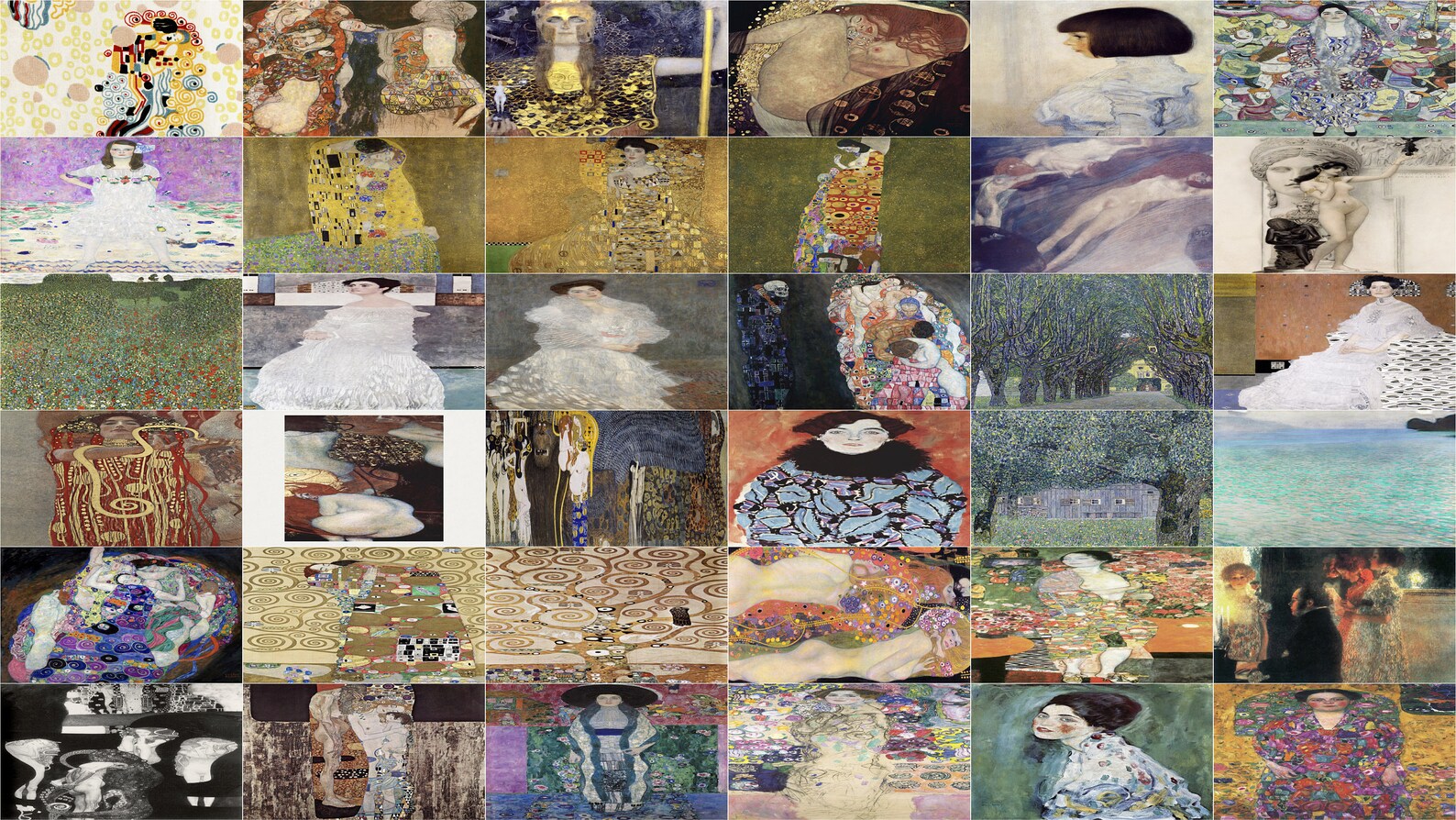 Gustav Klimt TV Pack, Gustav Klimt Painting Collection, Frame TV Bundle ...