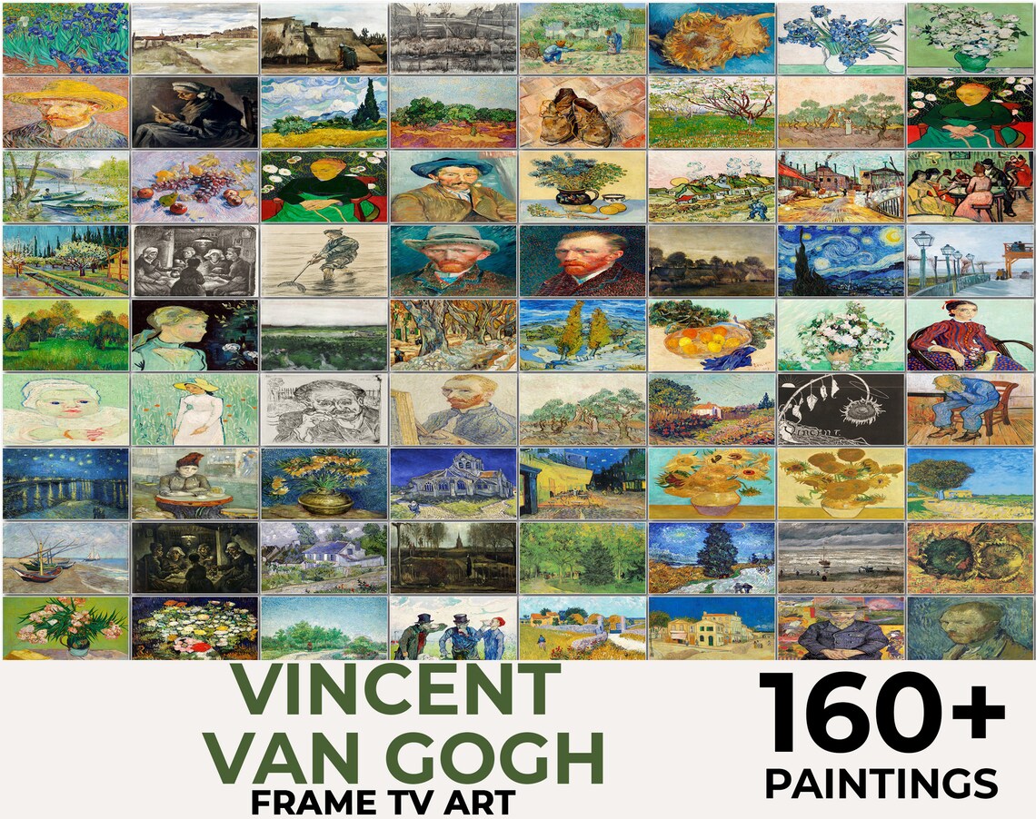 Vincent Van Gogh TV Pack Vincent Van Gogh Painting - Etsy