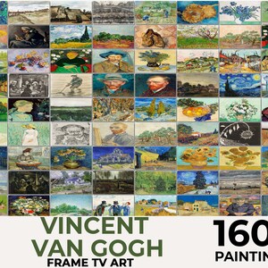 Vincent Van Gogh TV Pack, Vincent Van Gogh Painting Collection, Frame ...