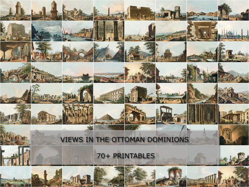 Ottoman Empire 70 Printable Bundle Ottoman Art Turkish Art - Etsy