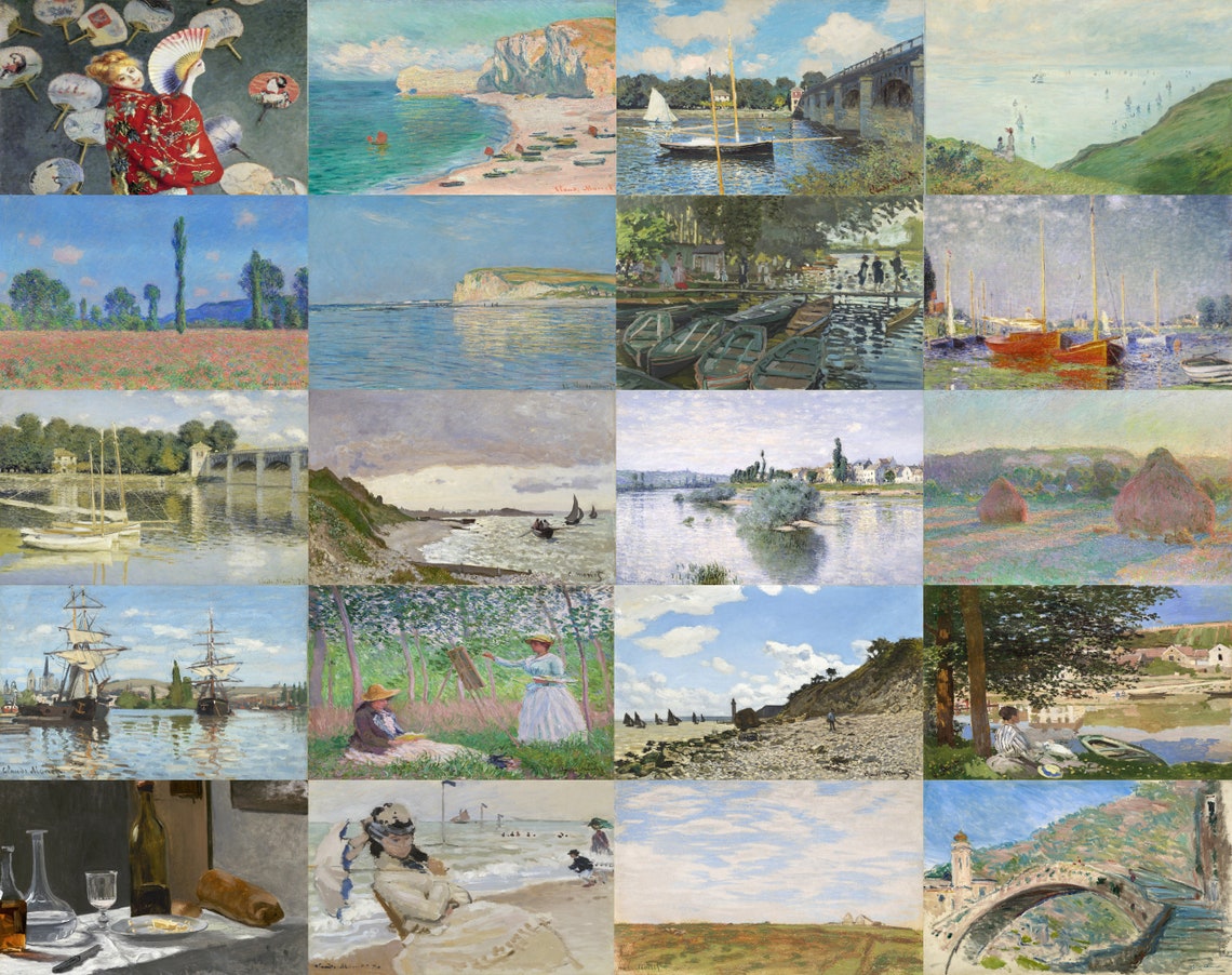 Frame TV Art 160 PACK Monet Monet Complete Bundle Tv Frame - Etsy