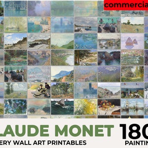Vintage Monet Poster Mega Bundle 180 Claude Monet Prints - Etsy