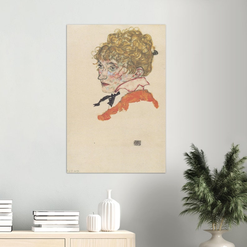 Egon Schiele Poster Set of 6 Egon Schiele Print Egon Schiele - Etsy