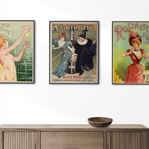 Absinthe Poster - Etsy