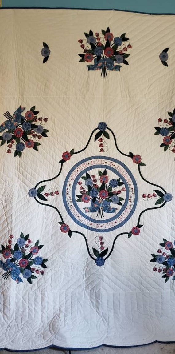 Rose of Sharon Lilly of the Valley Mennonite Hand Quilted | Etsy