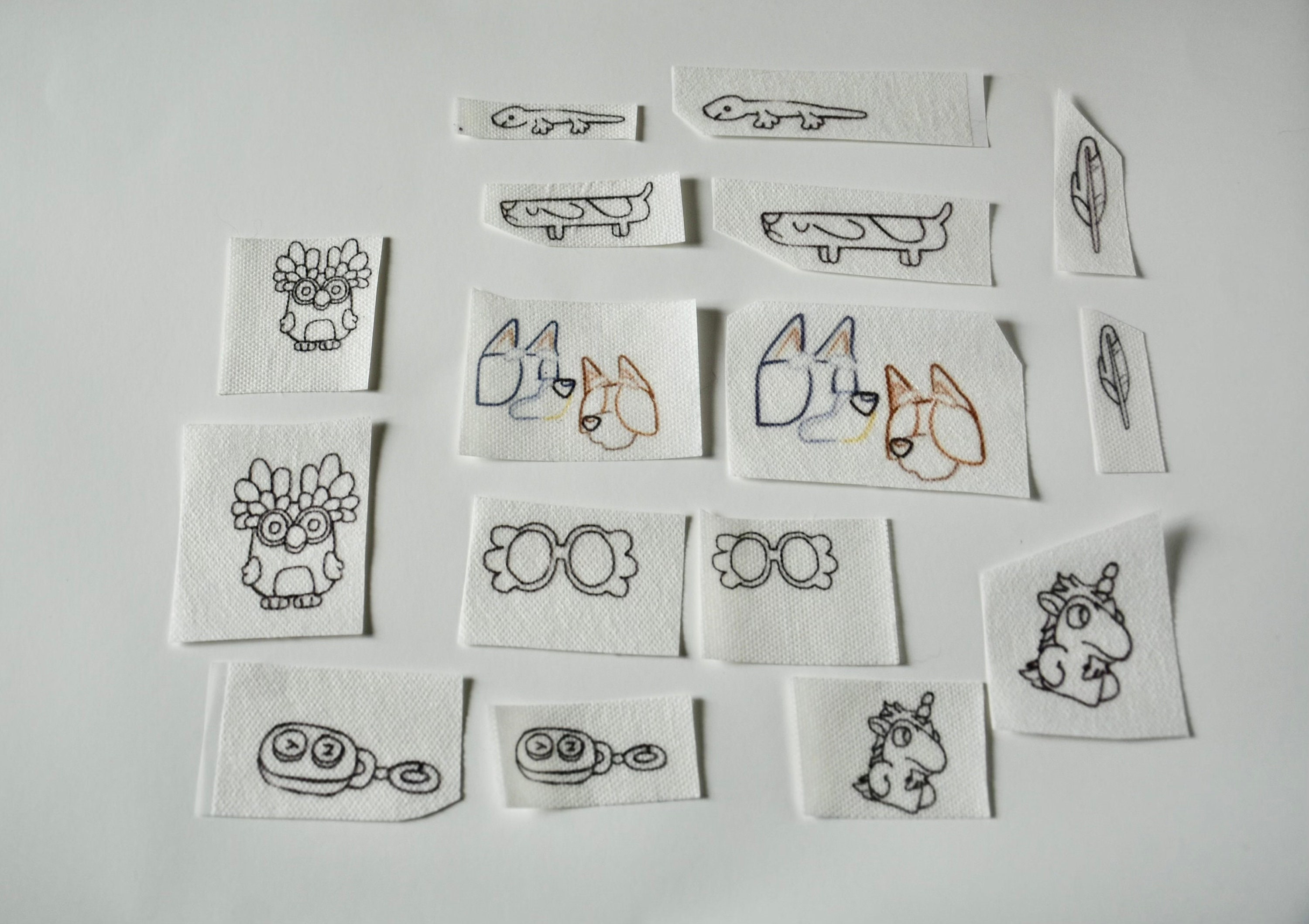 Bluey Stick and Stitch 8 Pack - Embroidery, Handmade, Bluey, Bingo ...