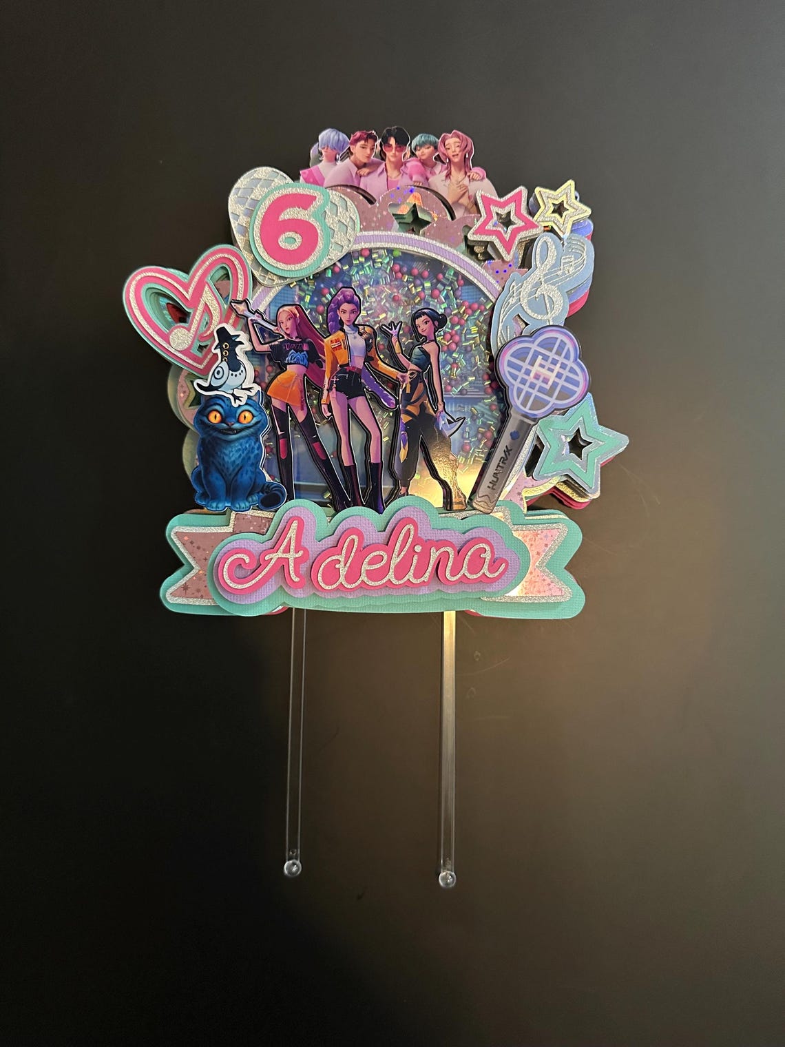 K-POP Theme Cake Topper - Etsy