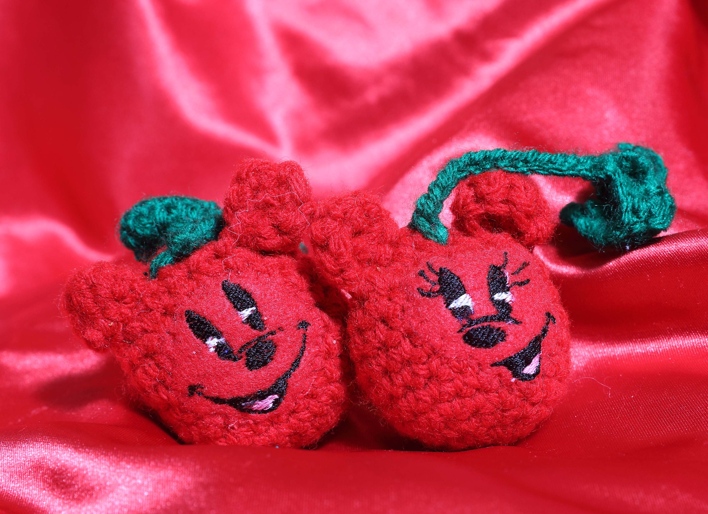 Mickey and Minnie Summer Fruit Decorations Fully Crocheted Hand ...