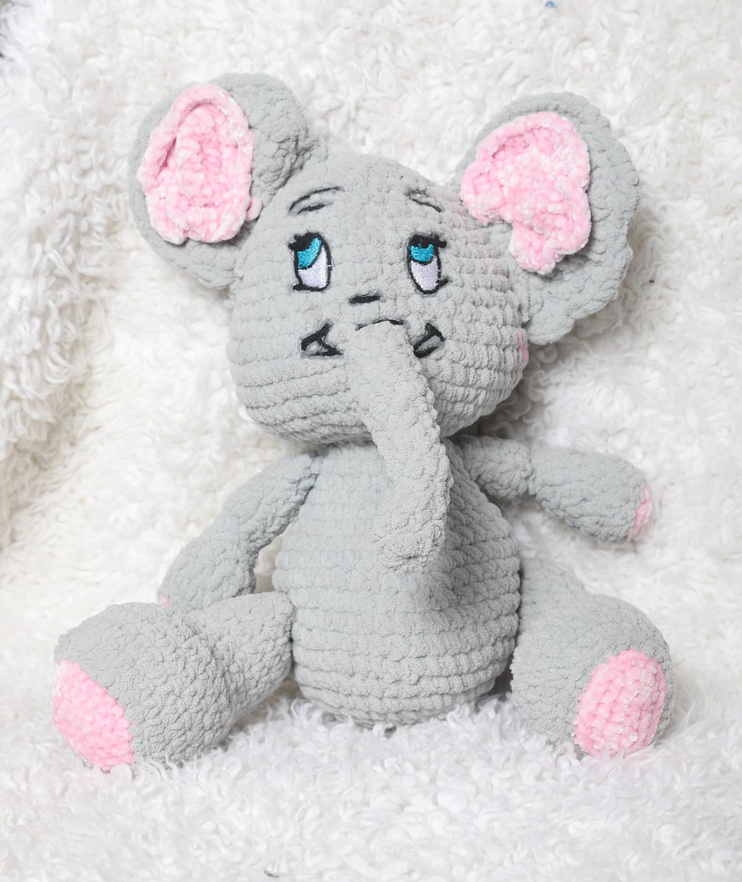 Disney Dumbo Crocheted Stuffed Animal - Etsy