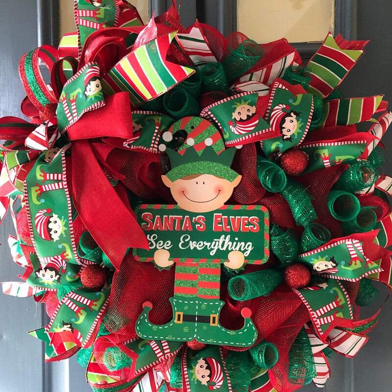 Elf Wreath - Etsy