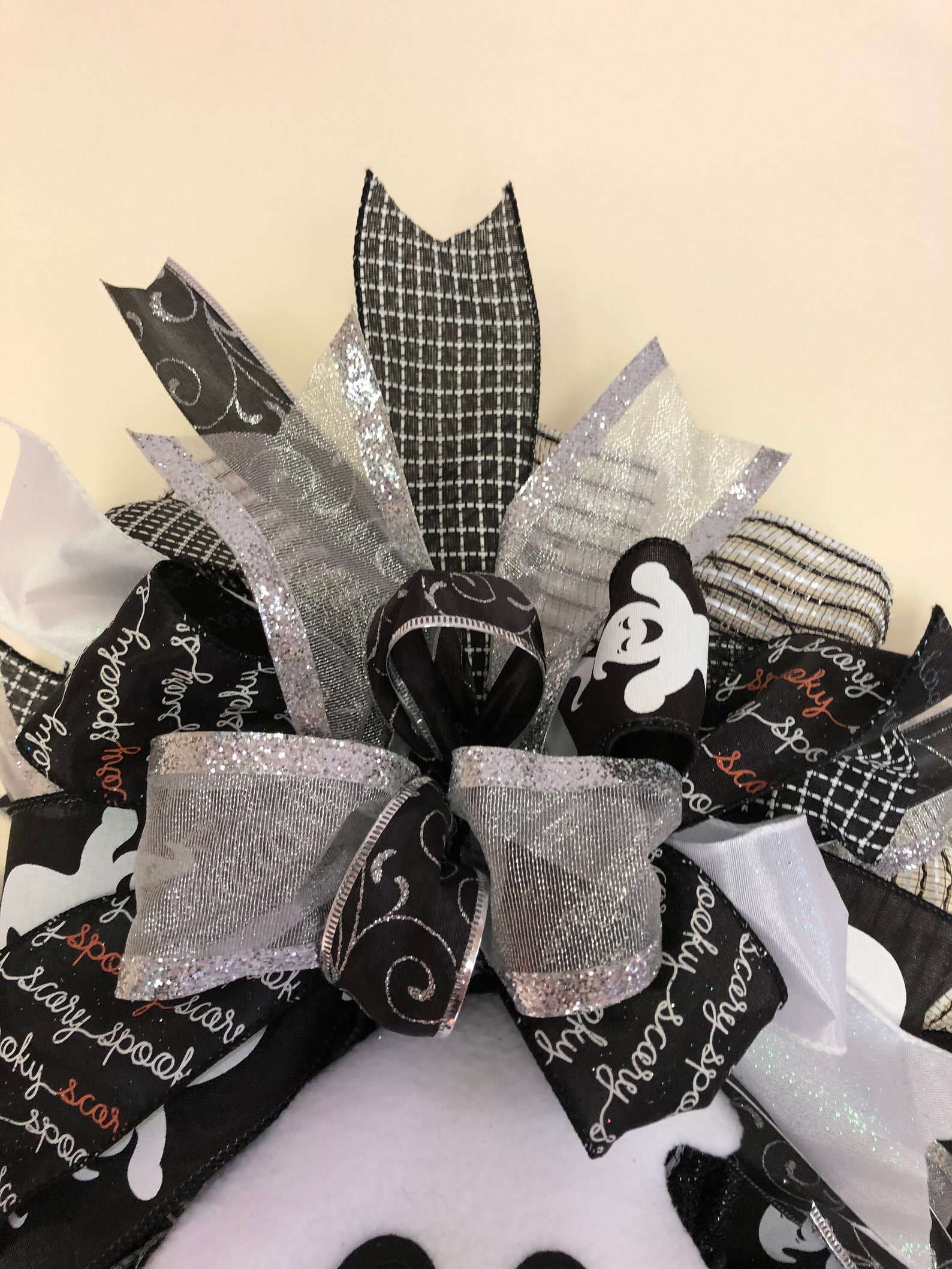 Large Ghost Swag Large Halloween Ghost Swag Large Halloween - Etsy