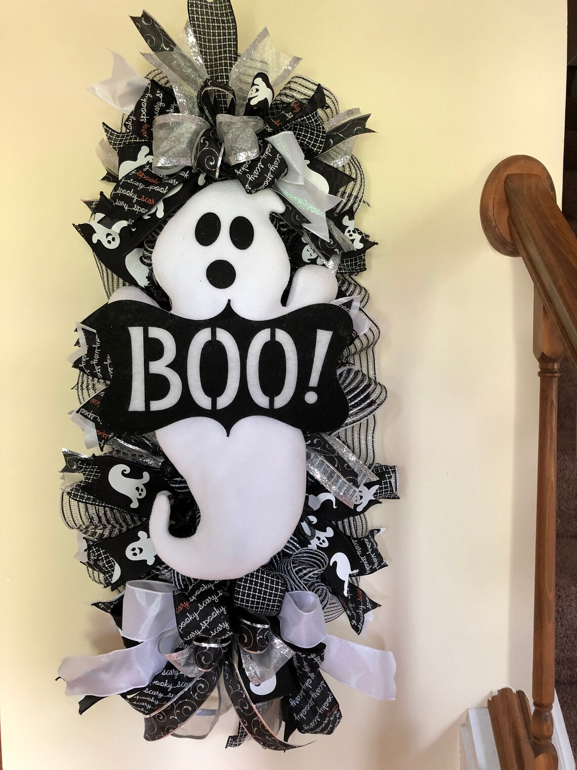 Large Ghost Swag Large Halloween Ghost Swag Large Halloween - Etsy