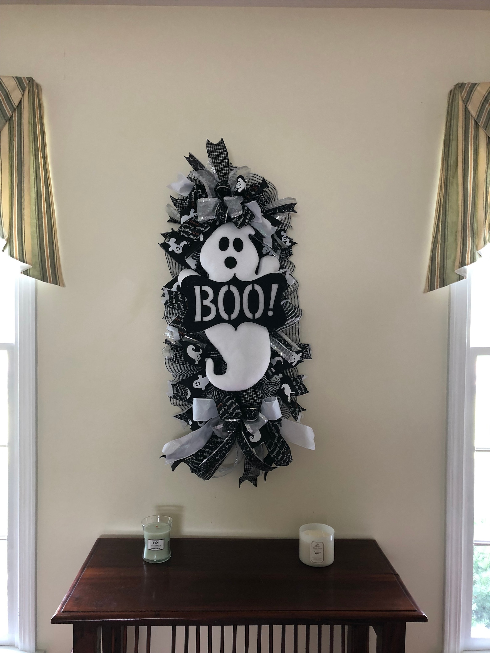 Large Ghost Swag Large Halloween Ghost Swag Large Halloween - Etsy