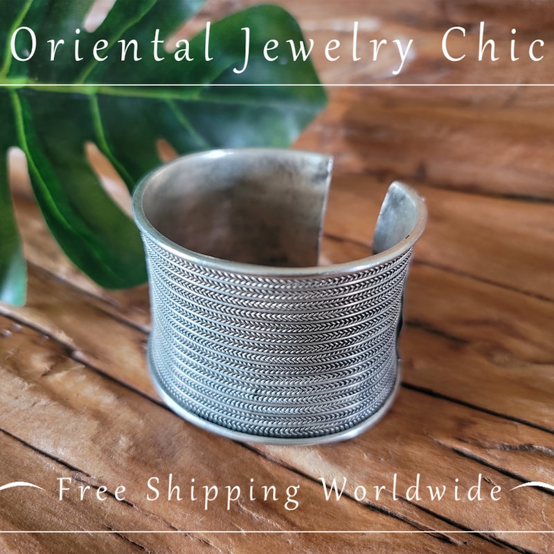 Silver Miao Bracelet Cuff - Etsy